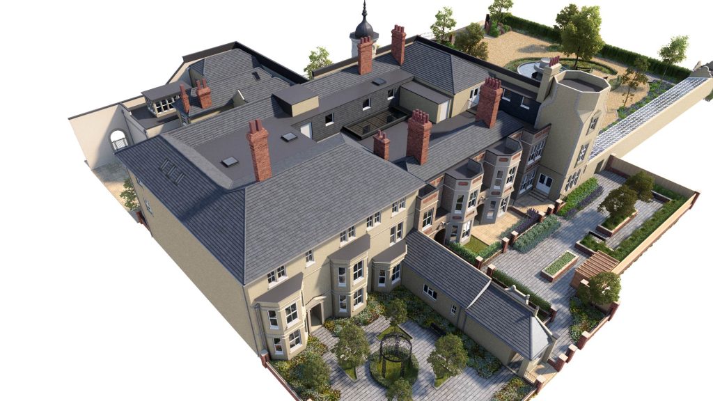 Work to give iconic listed Finch House in Chapters a new lease of life ...